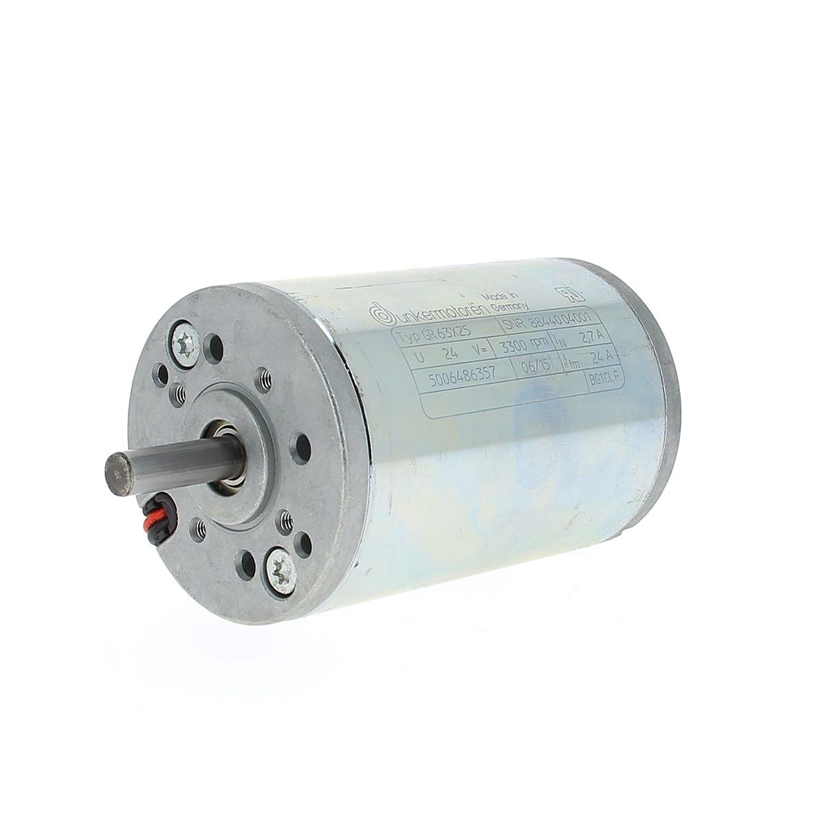 GR63x25 -24 V: motorreductores DC de Dunkermotoren - Elmeq